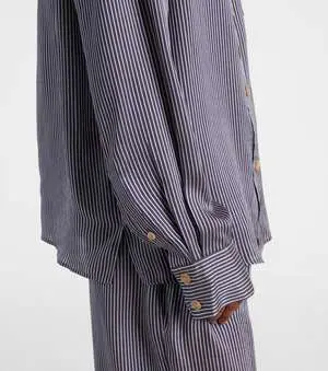 Khaite Yatty Striped Shirt
