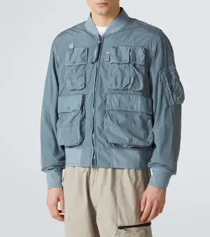C.P. COMPANY Chrome-r Bomber Jacket - Blue