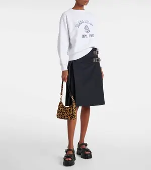 Prada Monolith Platform Sandals - Black