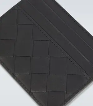 Bottega Veneta Intrecciato Leather Card Holder
