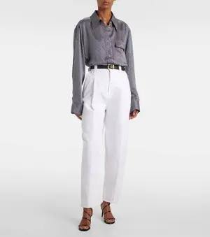 Khaite Yatty Striped Shirt