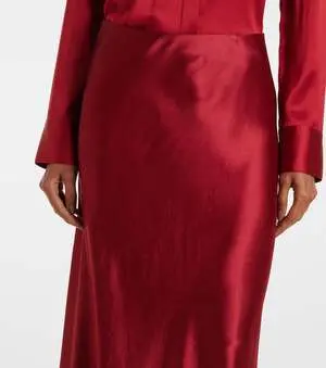 Vince Satin Maxi Skirt