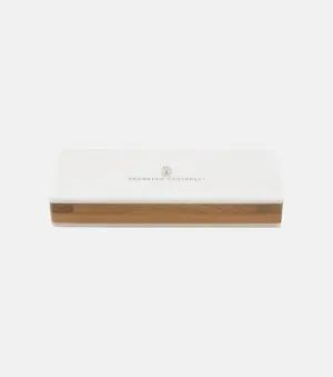 Brunello Cucinelli Walnut Domino Game - Brown