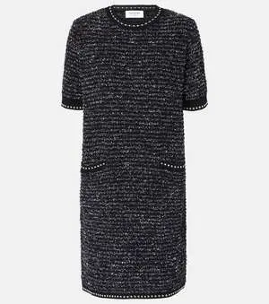 Thom Browne Cotton-blend Tweed Minidress