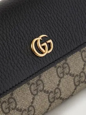 Gucci Net Sustain Gg Marmont Petite Shoulder Bag