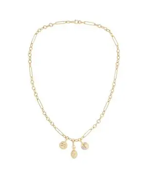 FOUNDRAE Reverie, Resilience And Karma 18-karat Diamond Necklace - Gold