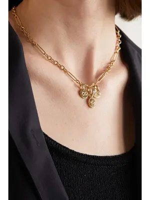 FOUNDRAE Reverie, Resilience And Karma 18-karat Diamond Necklace
