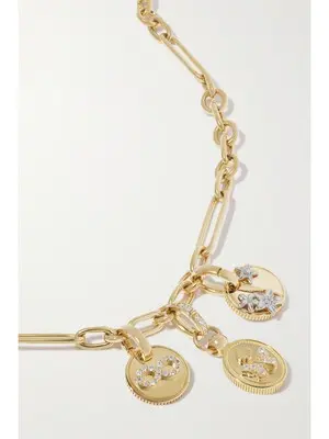 FOUNDRAE Reverie, Resilience And Karma 18-karat Diamond Necklace