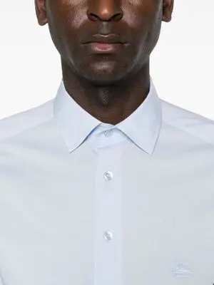 Etro Pegaso-motif Shirt - Blue