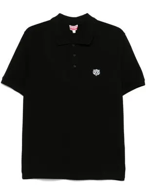 Kenzo Happy Tiger Polo Shirt - Black