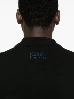 Kenzo Happy Tiger Polo Shirt - Black