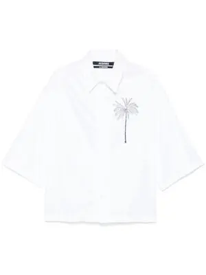 Jacquemus La Chemise Aloe Shirt - White