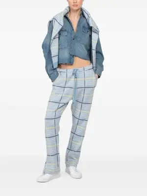 GOD'S TRUE CASHMERE Check-print Trousers