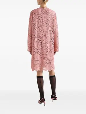Dolce & Gabbana Lace Mini Dress - Pink