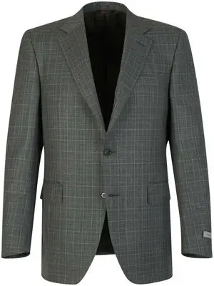Canali Checked Blazer - Grey