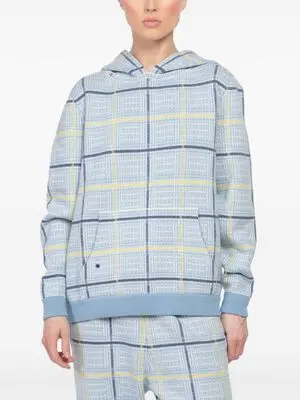 GOD'S TRUE CASHMERE Checked Hoodie