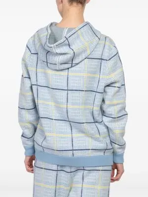 GOD'S TRUE CASHMERE Checked Hoodie
