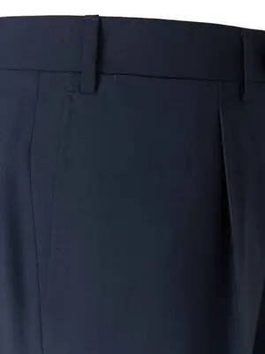 Canali Wool Trousers - Blue
