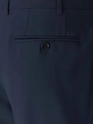 Canali Wool Trousers - Blue