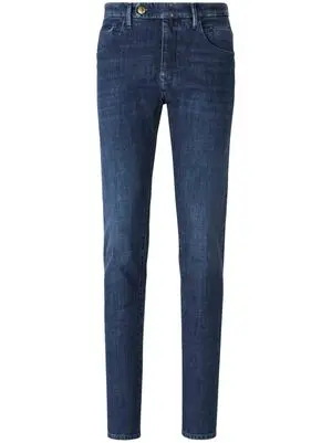 Incotex Twill Weave Straight Jeans