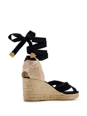 CastaÑer Open-toe Espadrilles - Black