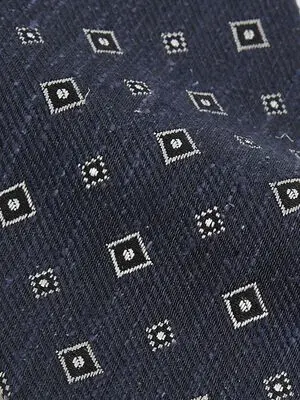 REISS Anzio Medallion Pattern Tie