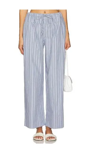 Faithfull The Brand Relaxed Pant - Blue Stripe
