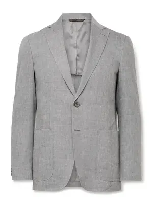 Men's Gray Linen Suits