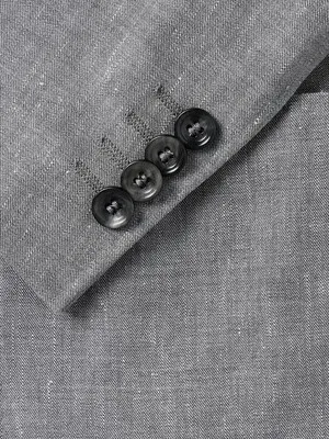 Canali Kei Slim-fit Linen And Wool-blend Suit Jacket