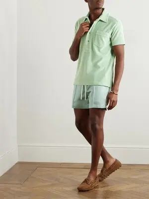 TOM FORD Cotton-blend Terry Polo Shirt