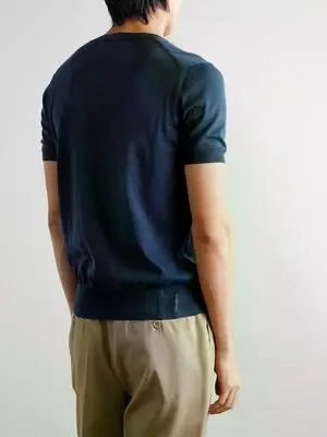 TOM FORD Slim-fit Cotton T-shirt - Blue
