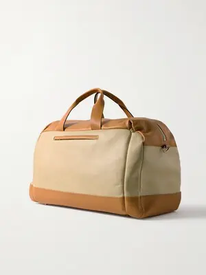 Brunello Cucinelli Full-grain Leather Weekend Bag