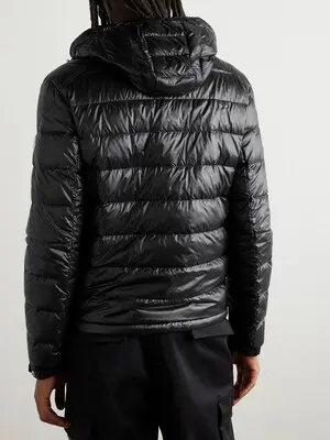 Moncler Gliere Quilted Glossed-nylon Hooded Jacket