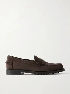 Men's Suede Penny Loafers