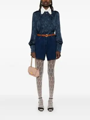 Valentino Garavani Floral-jacquard Shirt