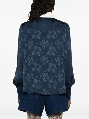 Valentino Garavani Floral-jacquard Shirt