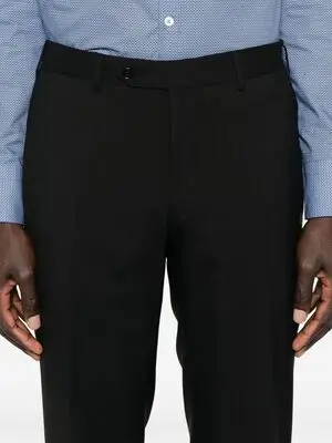 Canali Wool Trousers - Black