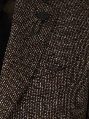 LARDINI Single-breasted Blazer - Brown