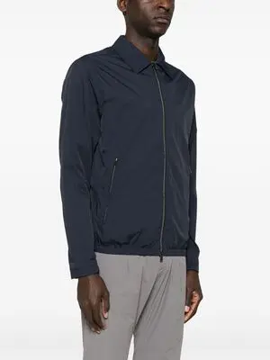 Herno Classic-collar Shirt Jacket - Blue