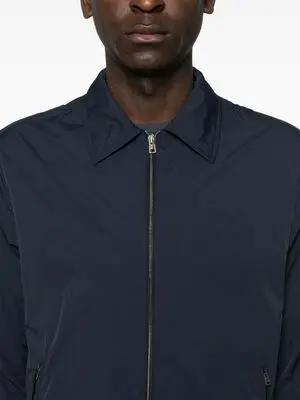 Herno Classic-collar Shirt Jacket - Blue
