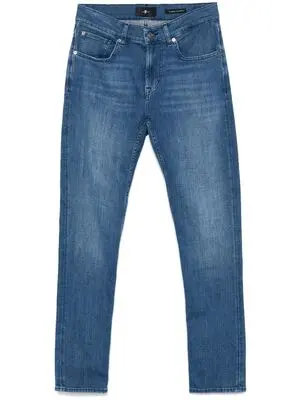 7 For All Mankind Slimmy Tapered Jeans - Blue