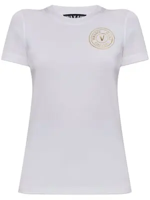 Versace V-emblem T-shirt - White