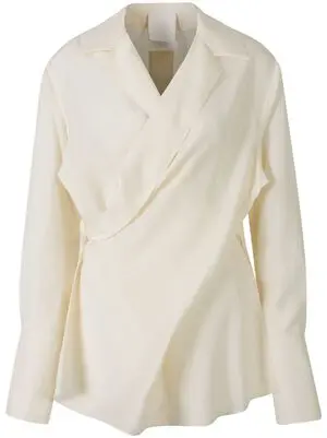 Givenchy Wrap Silk Shirt