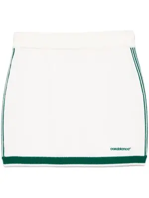 Casablanca Tennis Skirt - White