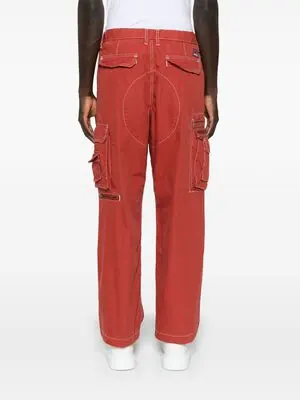 THISISNEVERTHAT Multi-zip Cargo Trousers - Red