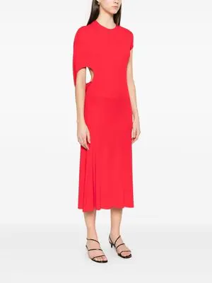 Jacquemus La Robe Salerno Midi Dress - Red