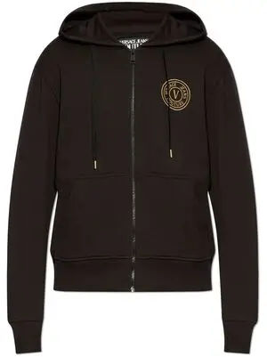 Versace Logo-embroidered Hoodie