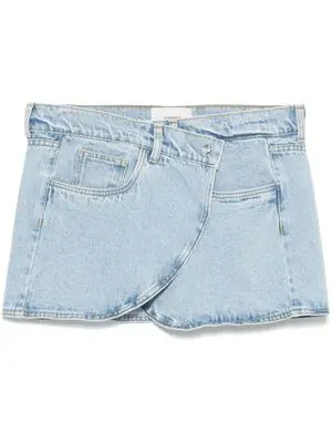 Coperni Denim Mini Skirt - Blue