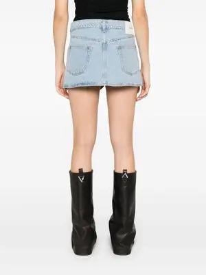 Coperni Denim Mini Skirt - Blue