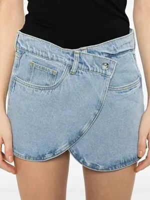 Coperni Denim Mini Skirt - Blue